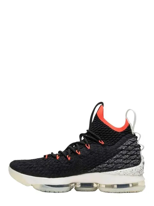 Nike Lebron 15 "bright Crimson" Basketball Sneakers - Black