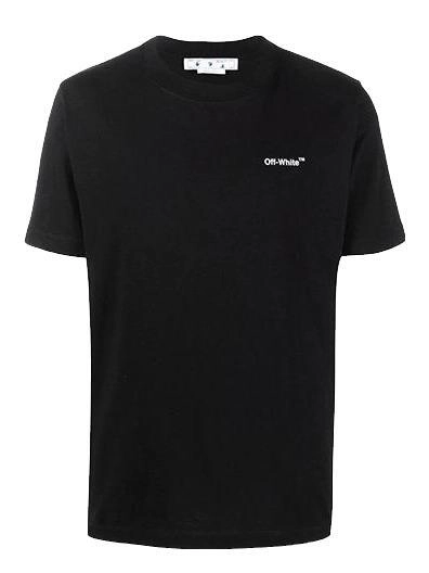 Off-White Arrow Logo Short Sleeve T-shirt - Black/white