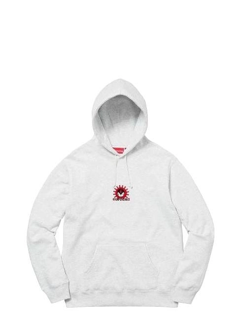 Supreme Fw18 Vampire Hoodie - Grey