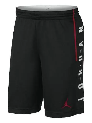 JORDAN Alphabet Logo Basketball Shorts - Black
