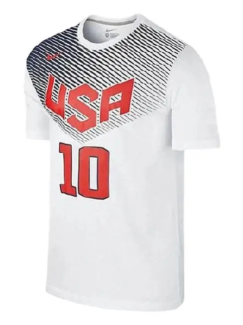 Nike Usa Dream Team T-shirt 'kyrie Irving 10 - White/red