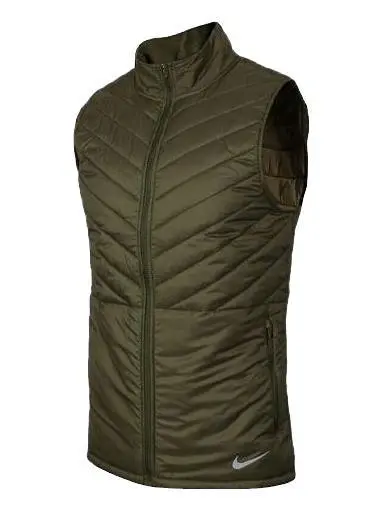Nike Sport Cotton Vest - Army Green
