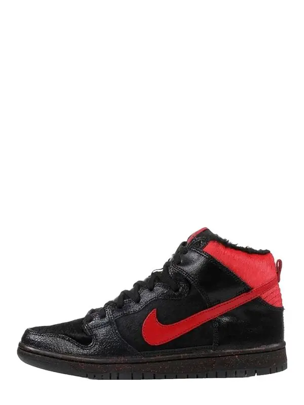 Nike Dunk High Pro Premium Sb "krampus" Sneakers - Black