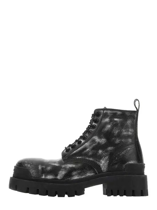 Balenciaga Strike Ankle Boots - Black/white