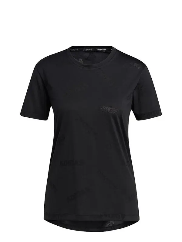 Adidas Aeroknit Tee Solid Color Round Neck Short Sleeve T-shirt - Default Color