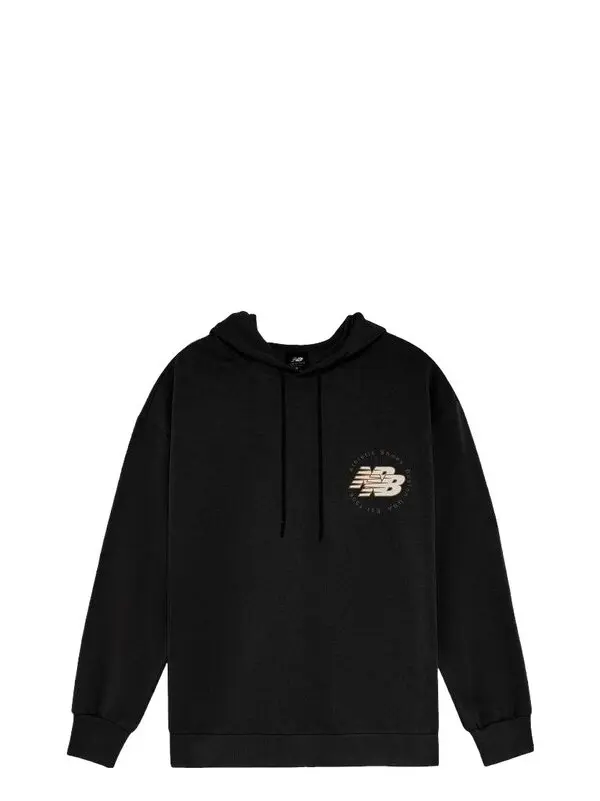 NEW BALANCE Double Logo Hoodie - Black