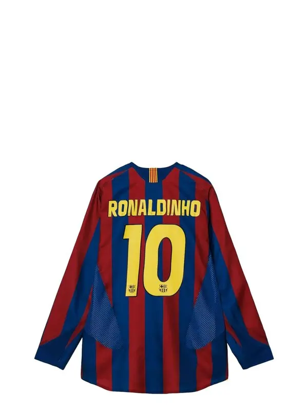 Nike Fc Barcelona 2005/06 Ronaldinho #10 Home Jersey - Multicolor