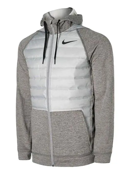 Nike Padded Hooded Track Jacket - Dark Gray