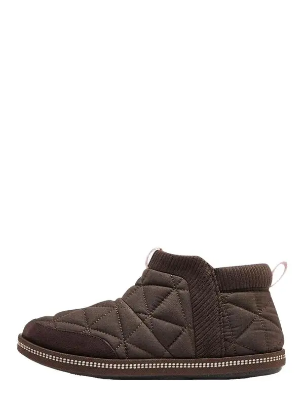 Sketchers Quilted Slip-on Booties - Brown