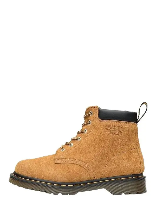 Dr. Martens Stussy X 939 Suede Ankle Boots - Yellow