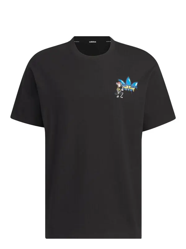 Adidas Originals X Monkey Kingdom Gfx T-shirt - Black