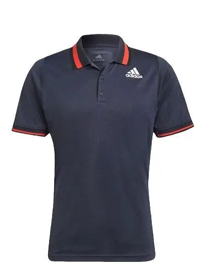 Adidas H.rdy Top Polo Sports Short Sleeve Shirt Polo Blue/red - Navy