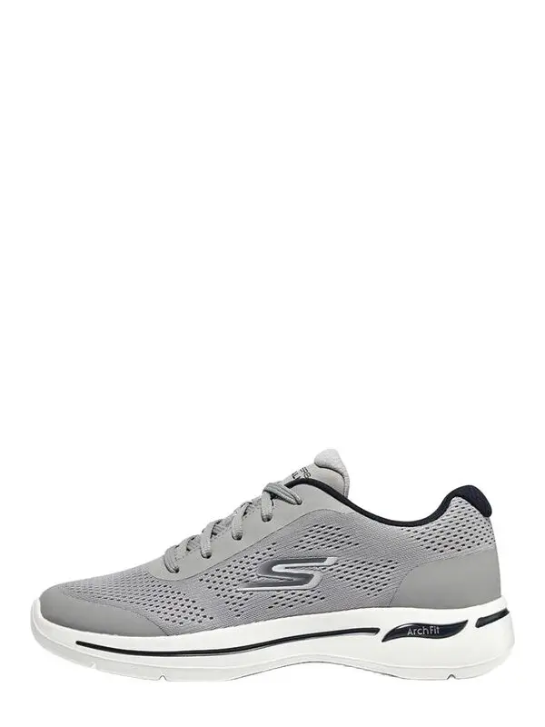 Sketchers Go Walk Arch Fit Low Top Athletic Sneakers - Grey/navy