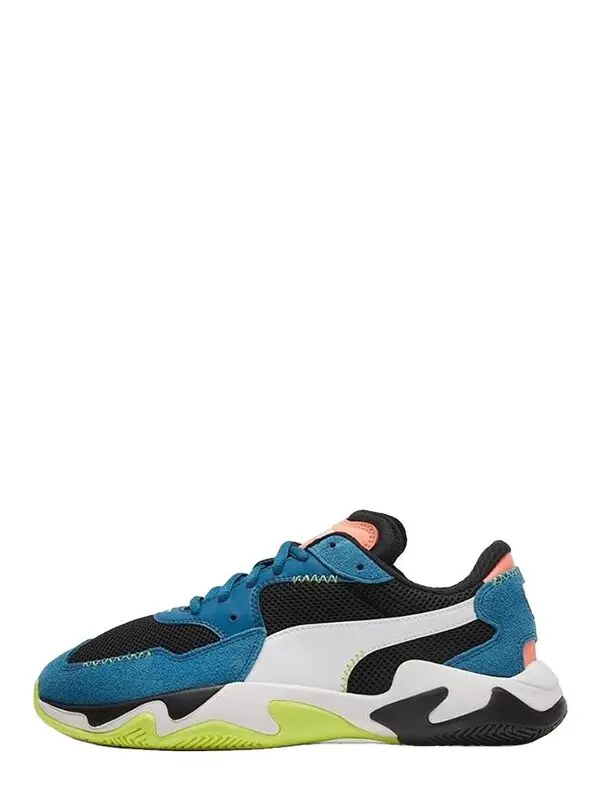 PUMA Storm Stitching Sneakers - White/black/blue