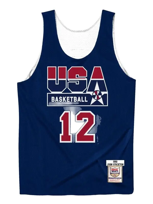 Mitchell & Ness X Nba Reversible Practice Team Usa 1992 Jersey - Navy/white