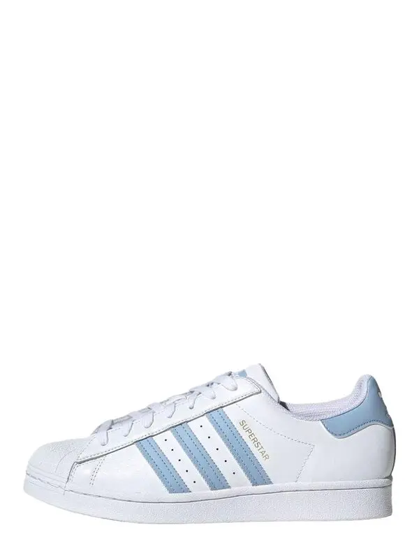 Adidas Superstar Sneakers - White/blue
