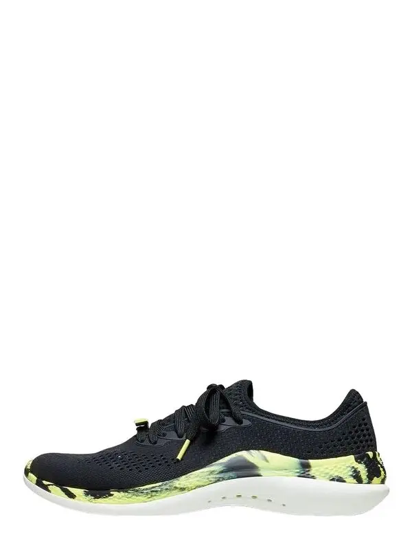 CROCS Literide 360 Marbled Pacer Sneakers - Black/white/green