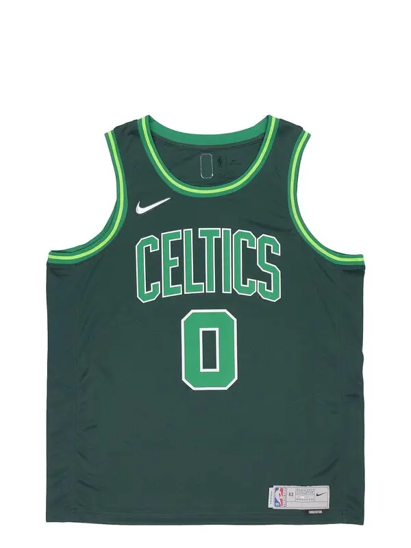 Nike Boston Celtics Tatum 0 Jersey 20-21 Season Fan Edition - Green