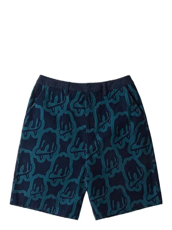 VANS Artist Collection Printed Shorts - Dark Blue