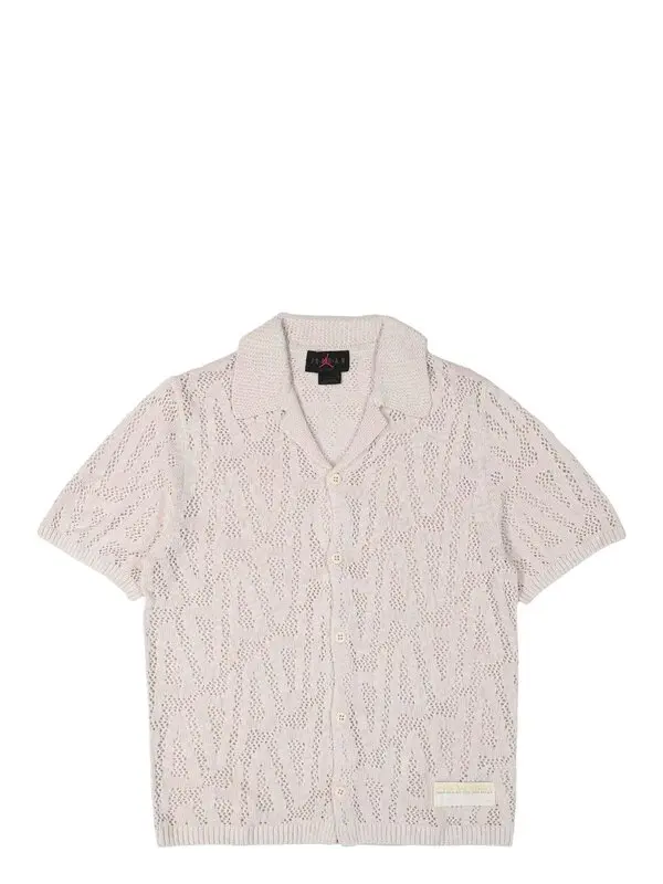 JORDAN X A Ma Maniere Short Sleeve Collared Shirt - Phantom