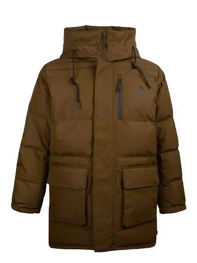 CONVERSE Down Fill Puffer Jacket - Olive Green