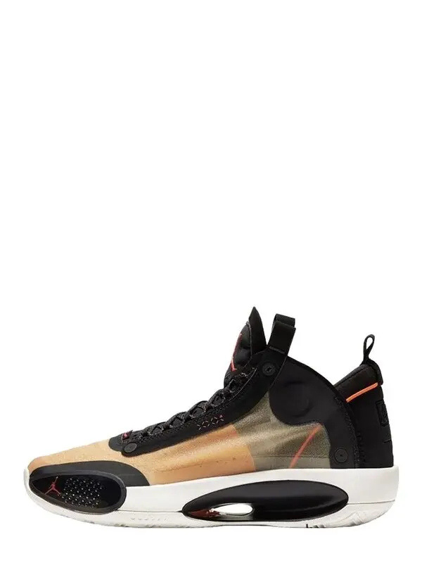 JORDAN 34 Pf - Amber Rise/metallic Silver-black-sail
