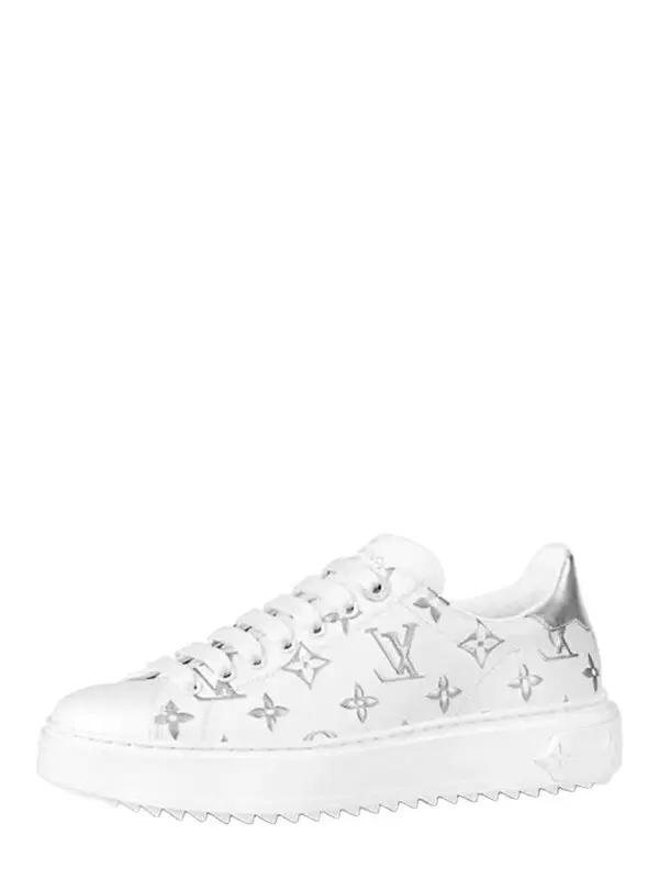 LOUIS VUITTON Time Out Sneakers - White/silver