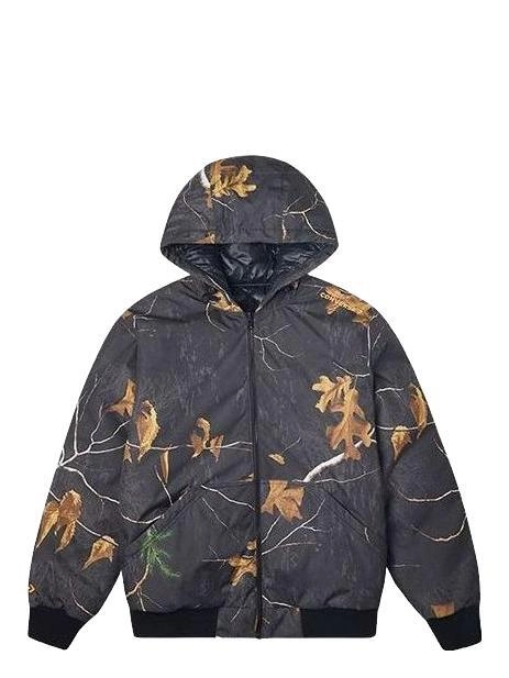 CONVERSE Reversible Quilted Camouflage Jacket - Black