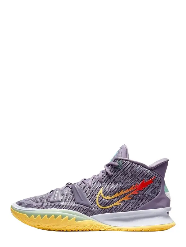 Nike Kyrie 7 "daybreak" Basketball Sneakers - Purple/yellow