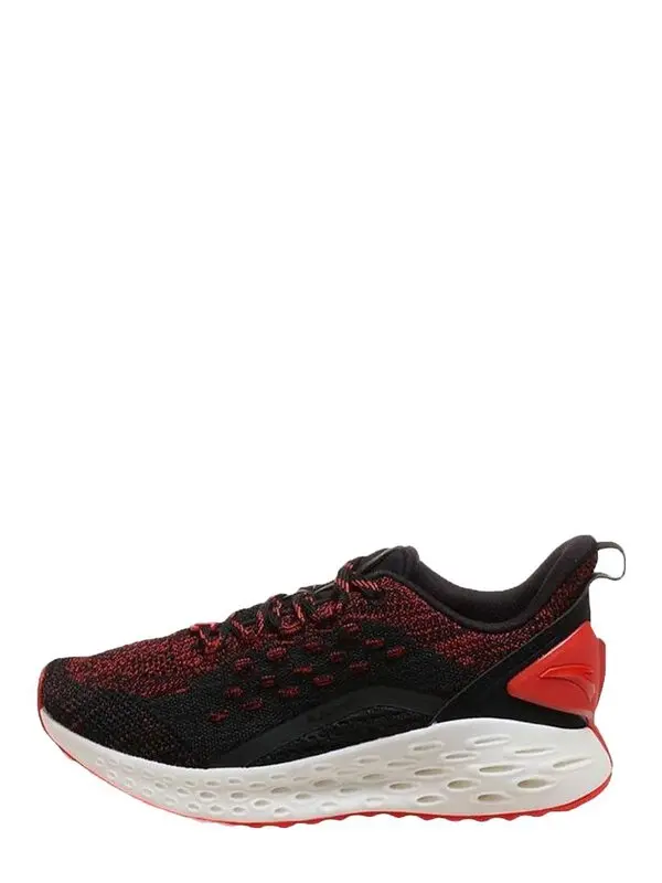 ANTA Running Series Sneakers - Black/red/white