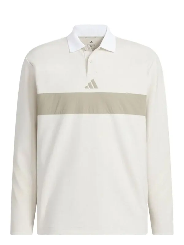 Adidas Long Sleeve Polo Shirt - Alumina