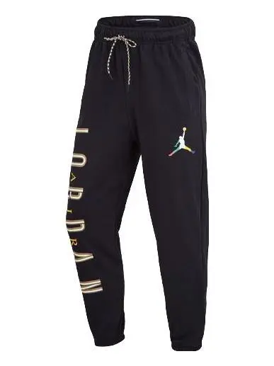 JORDAN Sport Dna Casual Alphabet Printing Lacing Sports Pants - Multi-color