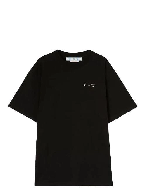 Off-White Ss22 Back Caravaggio Short Sleeve Loose Fit T-shirt - Black