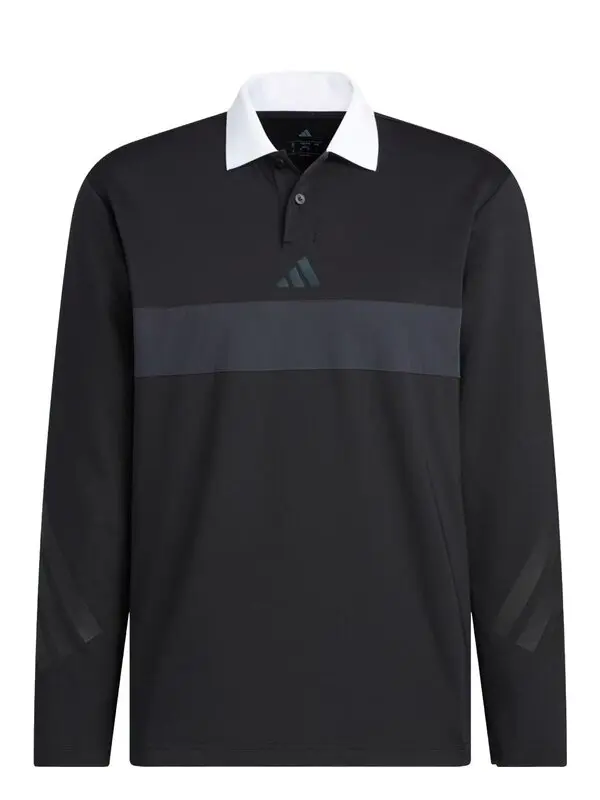 Adidas Long Sleeve Polo Shirt - Black
