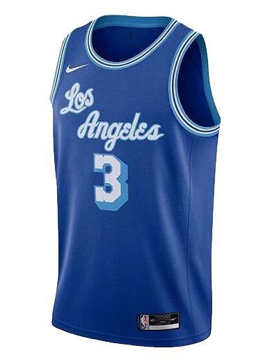 Nike Los Angeles Lakers Davis Retro Basketball Jersey - Legendary Blue