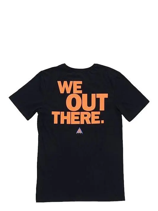 Nike Back Printing Short Sleeve Tee - Black