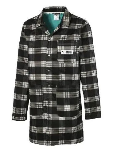 PUMA X Rhude Plaid Crossover Jacket - White