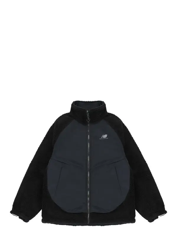 NEW BALANCE Reversible Zip-up Jacket - White/black