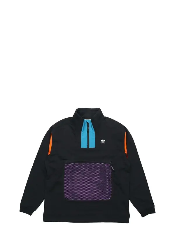 Adidas Originals Pt3 1/4 Zip Track Jacket - Black