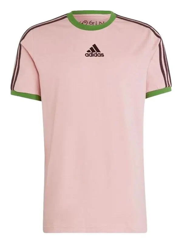 Adidas Logo T-shirt With Contrast Trim - Multi-color