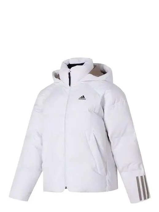Adidas Dy Hooded Down Jacket - White