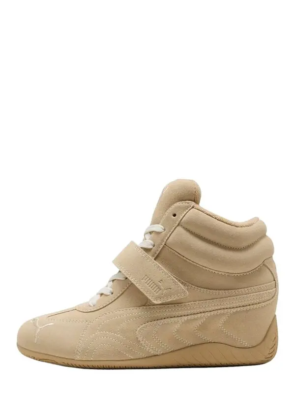 PUMA X Alexander Mcqueen Speedcat Mid Wedge Sneakers - Beige