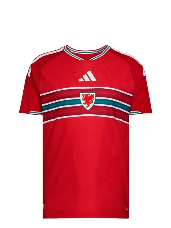 Adidas Wales 26 Home Authentic Jersey - Better Scarlet
