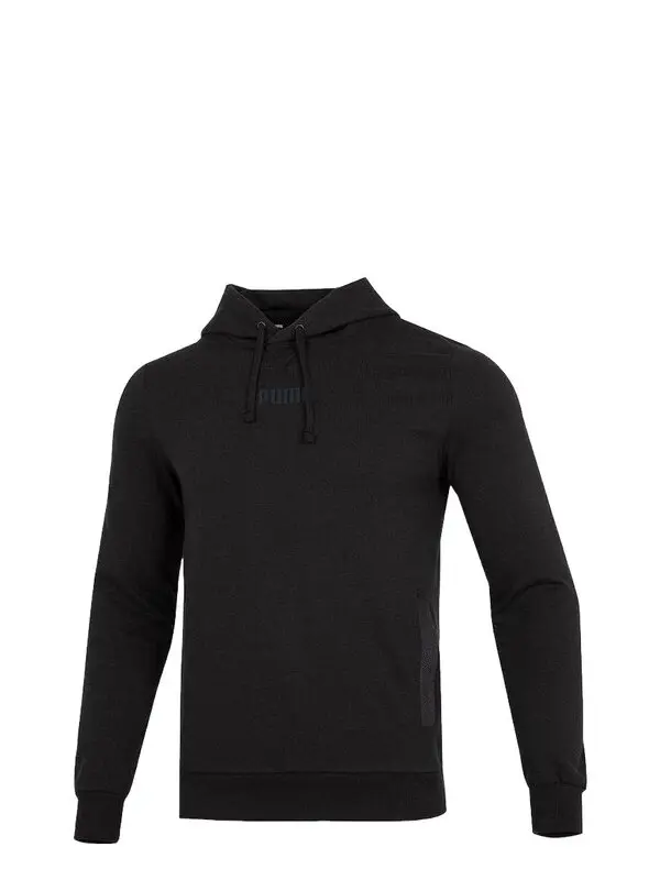 PUMA Modern Basics Tr Hooded Long Sleeve Sweatshirt - Black