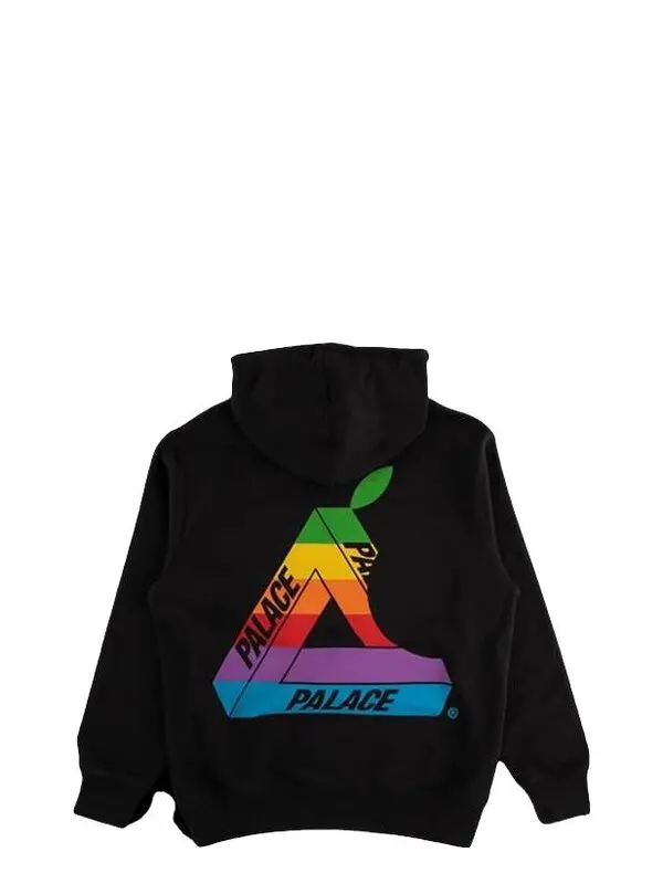 PALACE Jobsworth Hood" Hoodie With Triangle Logo Print - Black