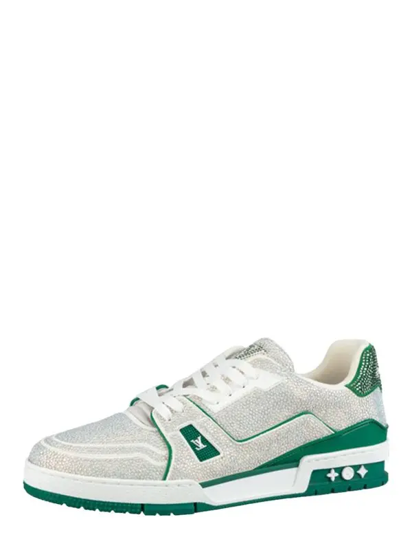 LOUIS VUITTON Trainer Sneakers - White/green