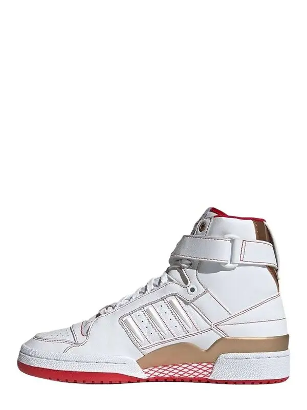 Adidas Forum High Sneakers - White/red