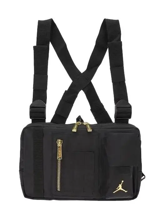 JORDAN Air Ma-1 Chest Rig Bag - Black/gold