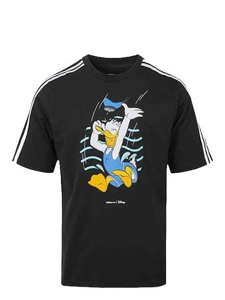 Adidas Neo Donald Duck Sports Short Sleeve T-shirt - Black
