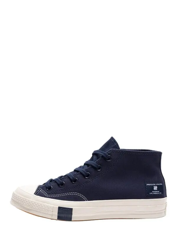 CONVERSE X Undefeated Chuck 70 Mid Top Sneakers - Blue/white